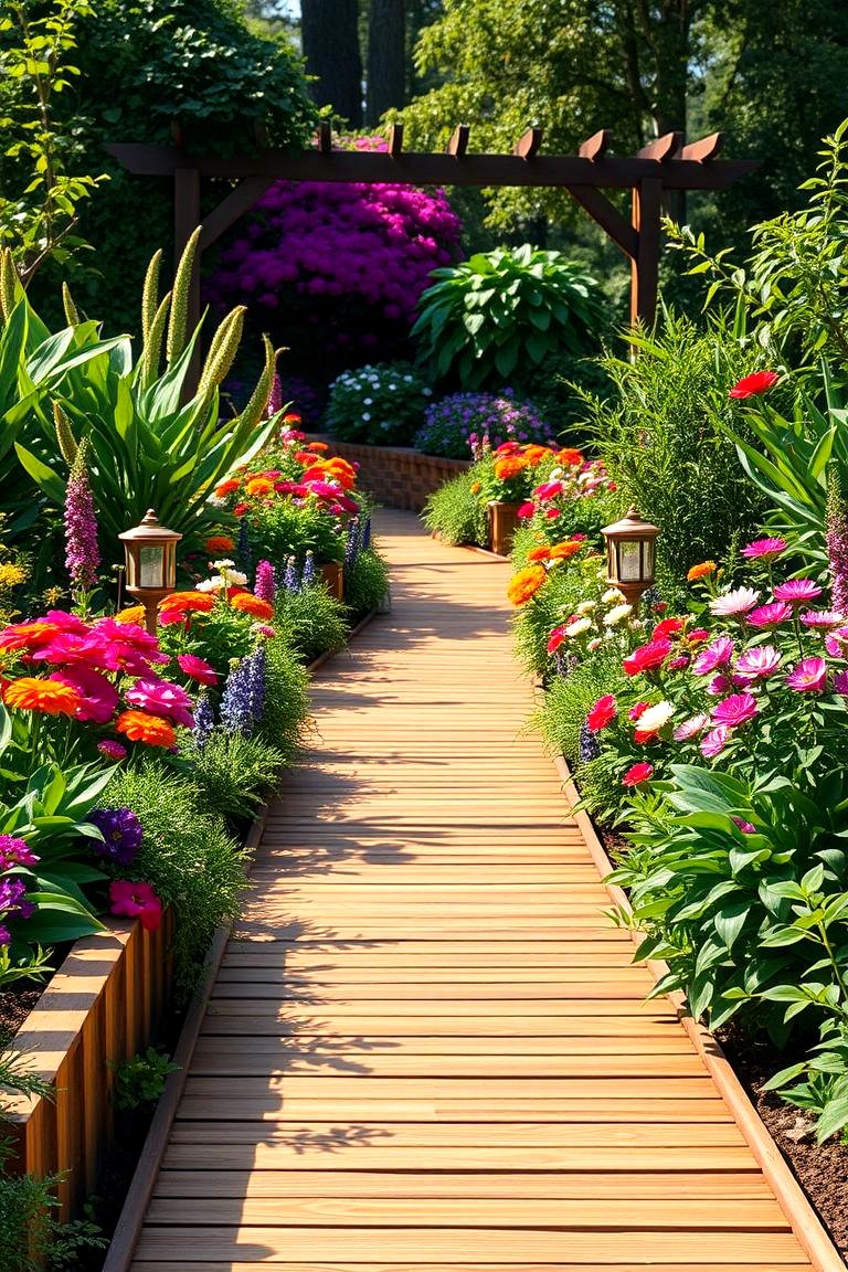 30 Wooden Walkway Ideas for Gardens and Outdoor Paths