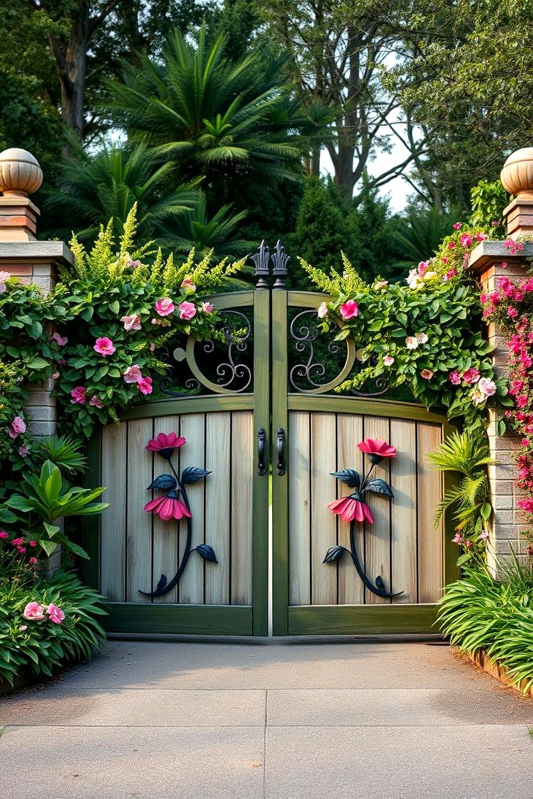 30 Stylish Driveway Gate Ideas for Curb Appeal