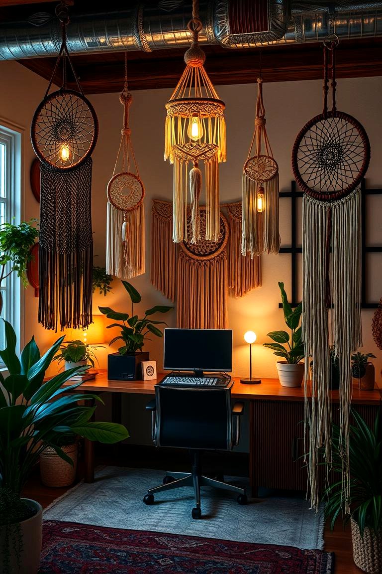 30 Bohemian Home Office Ideas for Eclectic Workspace Vibes