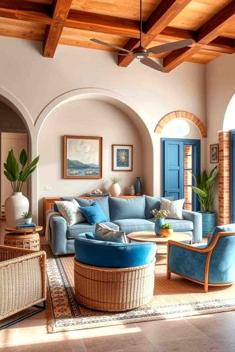 30 Mediterranean Living Room Ideas: Warm & Inviting Spaces