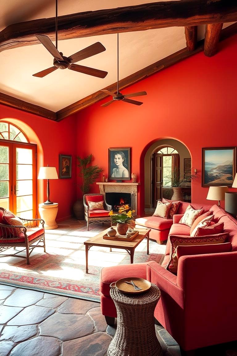 30 Red Living Room Ideas for Bold and Vibrant Spaces