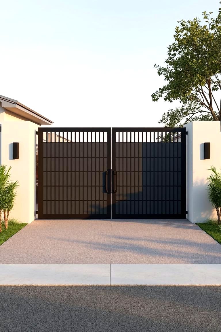30 Stylish Driveway Gate Ideas for Curb Appeal