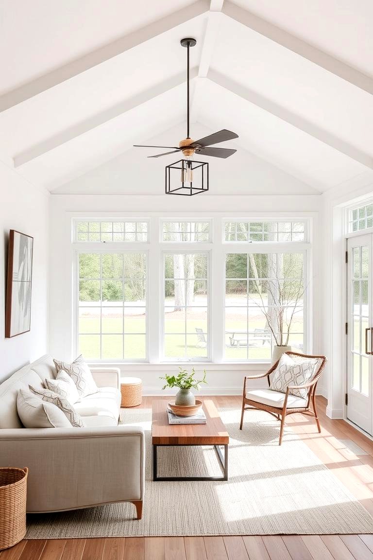 30 Farmhouse Sunroom Ideas for Cozy and Light-Filled Relaxation