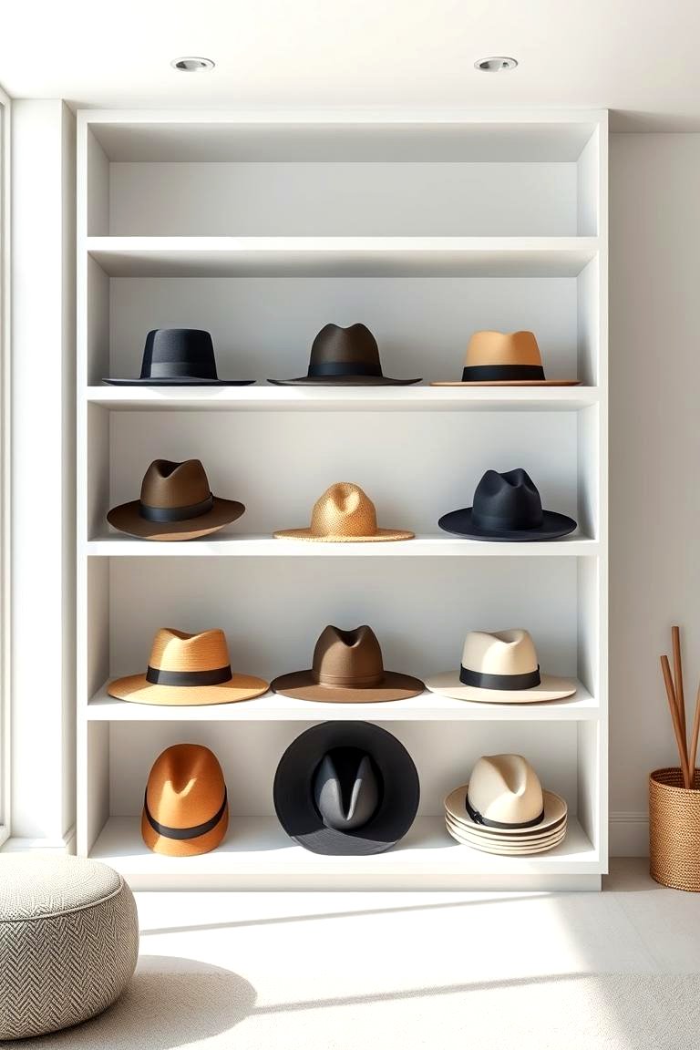 30 Smart Hat Storage Ideas to Declutter Your Home