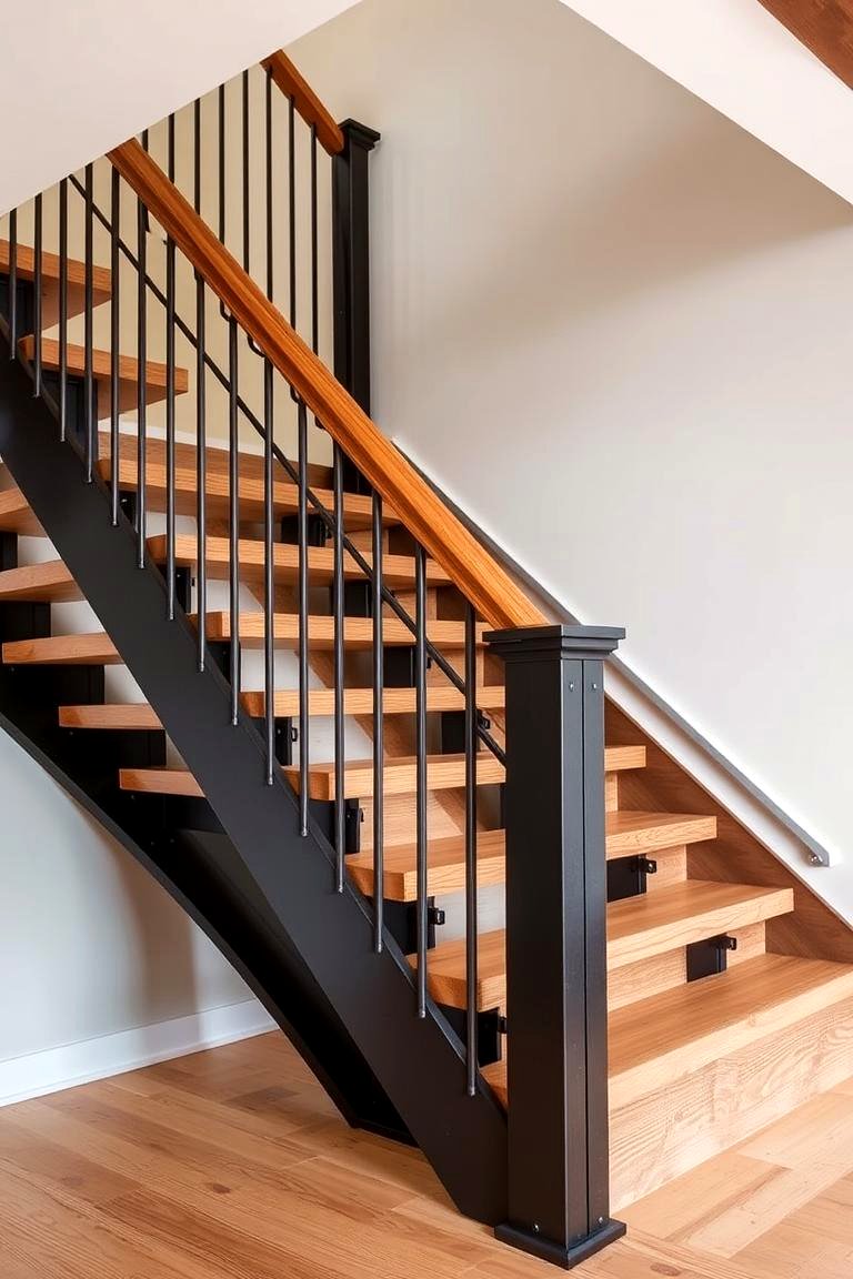 30 Wood Stair Railing Ideas for Warm Architectural Detail