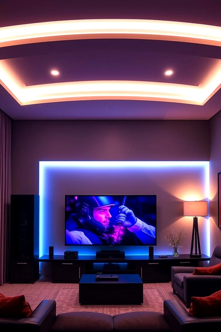 30 Aesthetic Room Ideas With LED Lights for Vibes