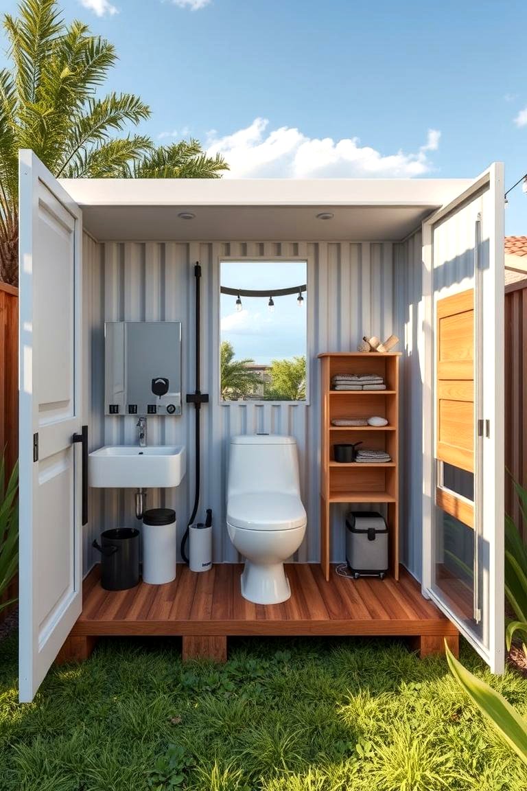 30 Outdoor Bathroom Ideas for a Luxurious Backyard Oasis
