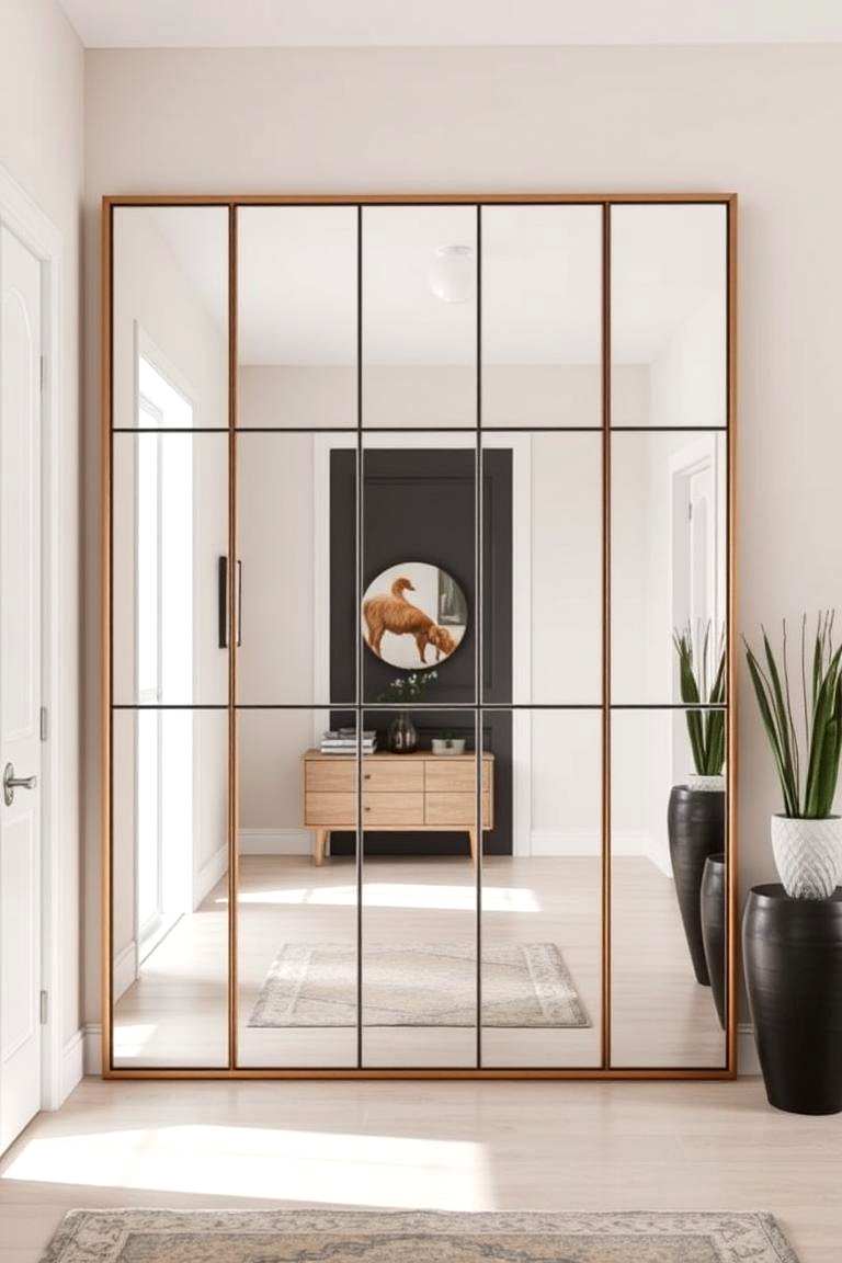 30 Statement Entryway Mirror Ideas to Brighten Narrow Spaces