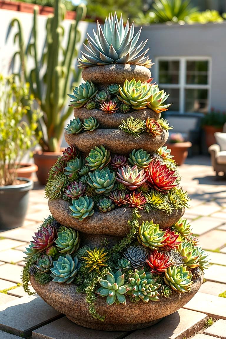 30 Outdoor Succulent Container Ideas for Easy Gardening