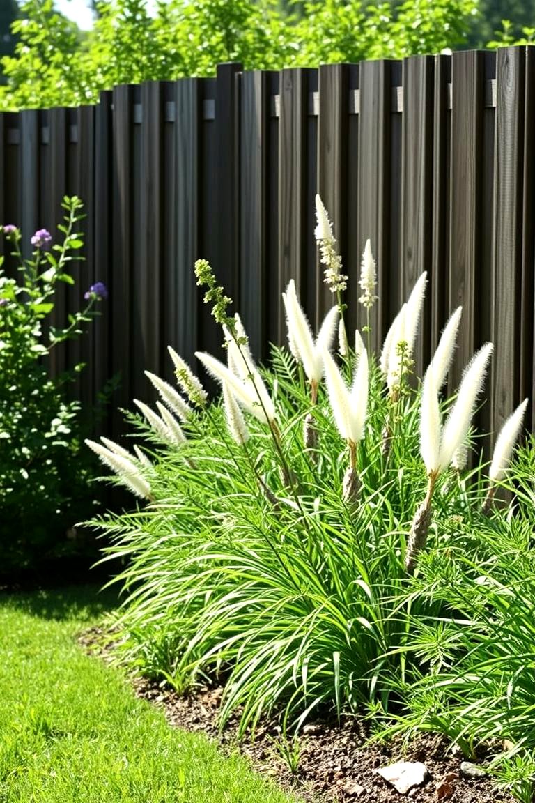 30 Simple Fence Line Landscaping Ideas for Curb Appeal