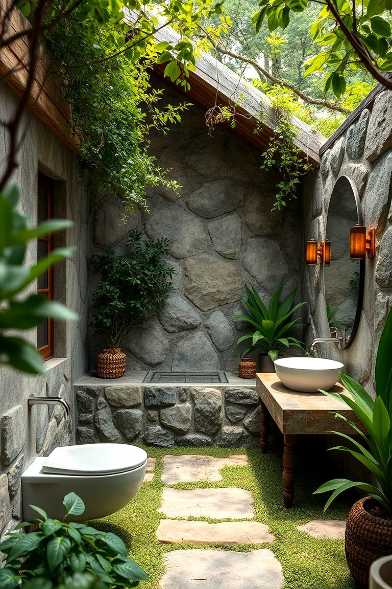 30 Outdoor Bathroom Ideas for a Luxurious Backyard Oasis