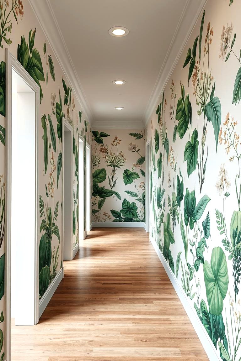 30 Hallway Wallpaper Ideas for a Striking Entryway