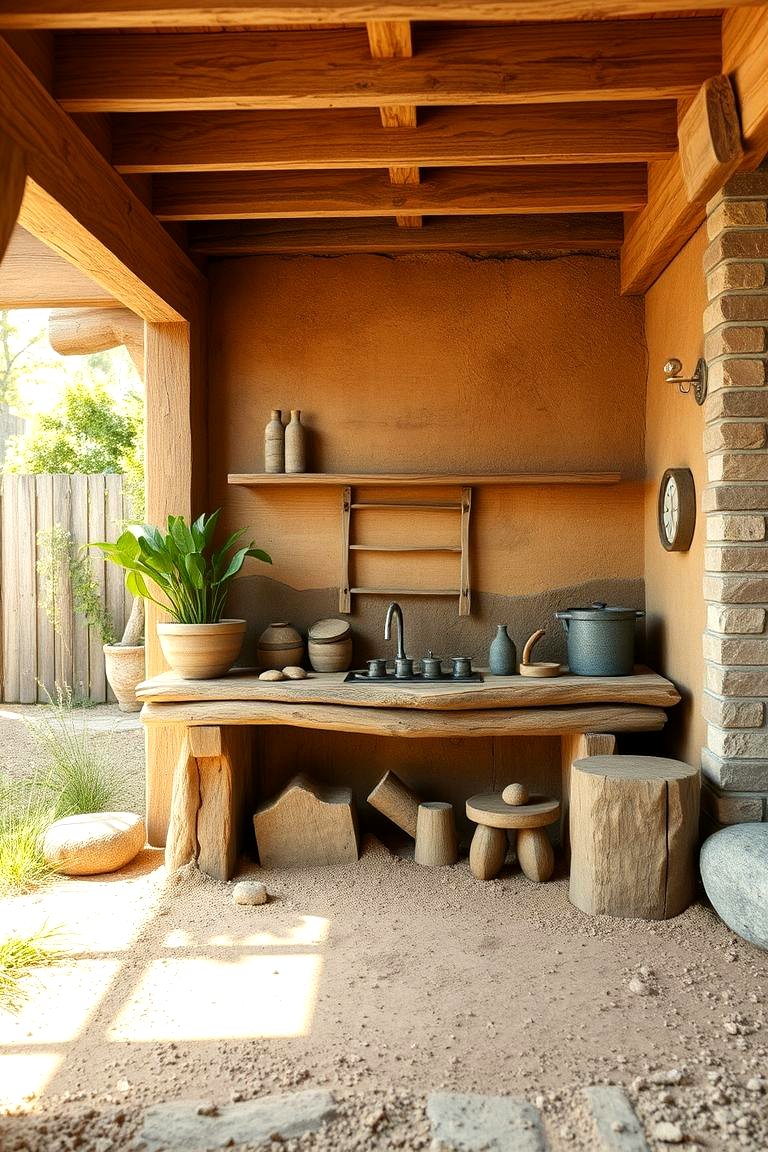 30 Mud Kitchen Ideas to Inspire Outdoor Kids' Play