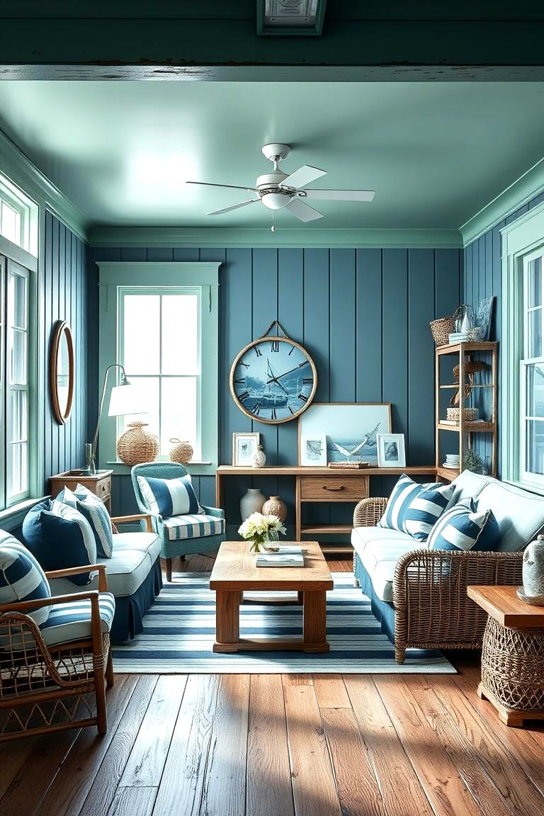 30 Refreshing Blue and Green Color Combos for Home Decor