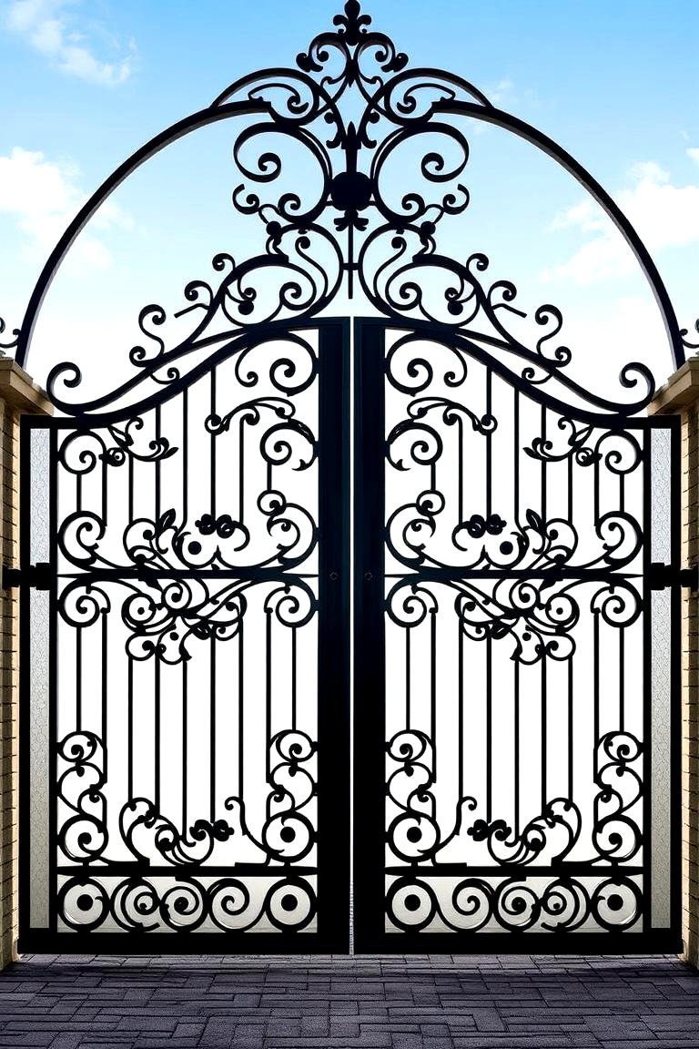 30 Stylish Driveway Gate Ideas for Curb Appeal