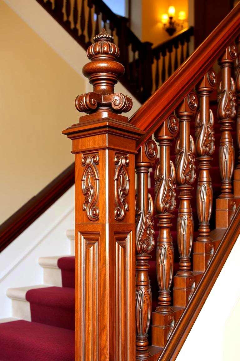 30 Wood Stair Railing Ideas for Warm Architectural Detail