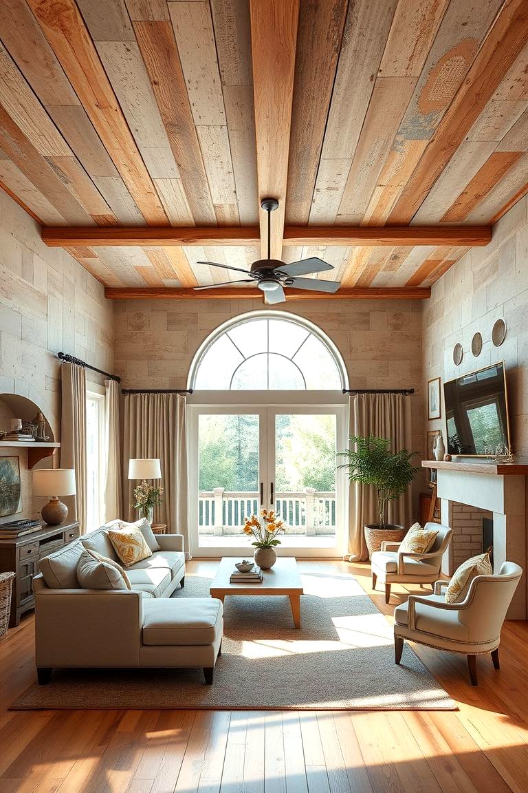 30 Rustic Ceiling Ideas to Add Warmth to Any Room