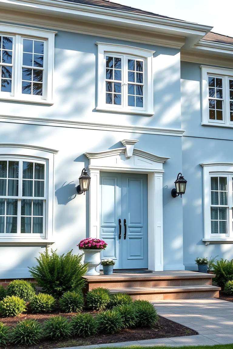 30 Serene Blue Exterior House Colors to Boost Curb Appeal