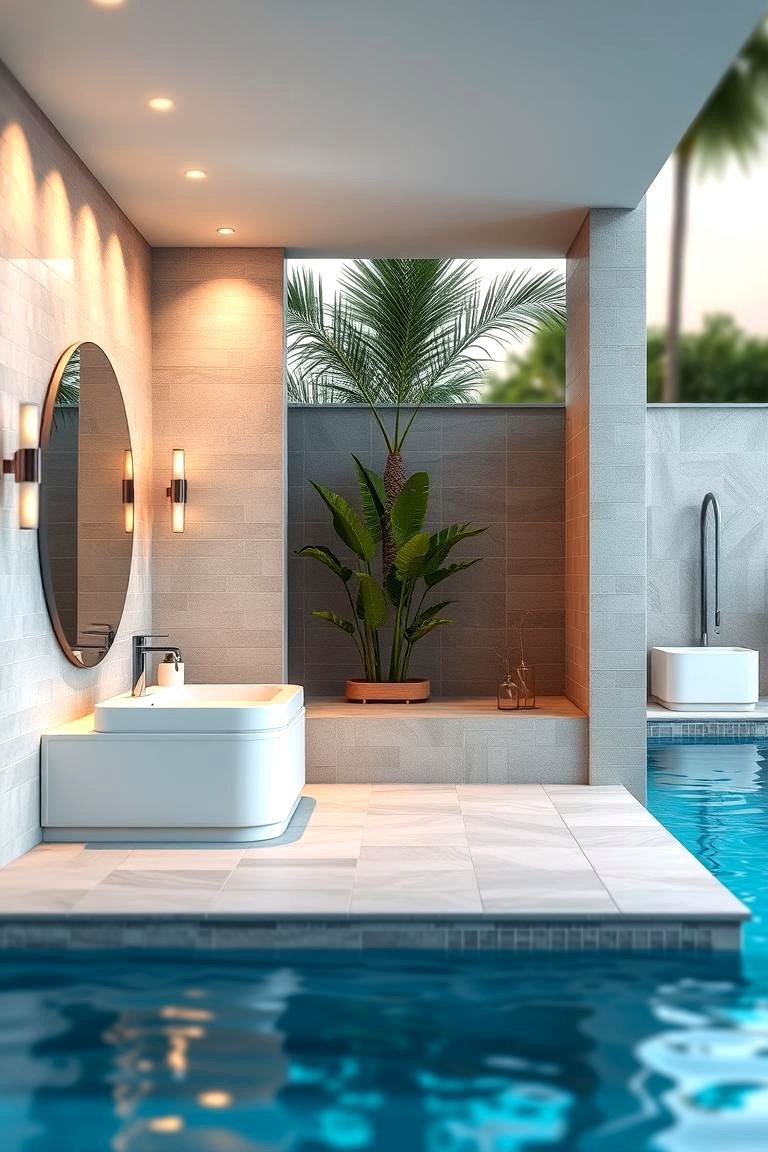 30 Outdoor Bathroom Ideas for a Luxurious Backyard Oasis