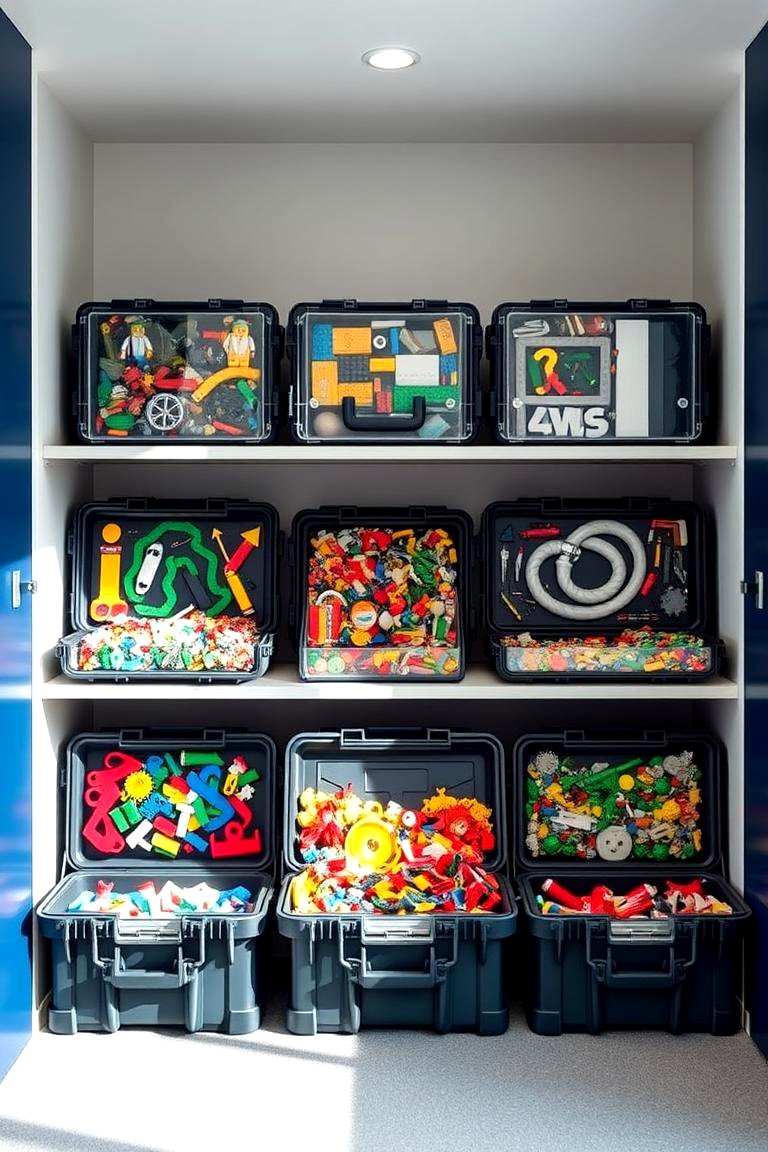 30 Creative Lego Storage Ideas to Organize Kids' Spaces