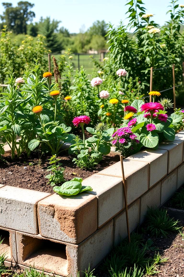30 Innovative Cinder Block Garden Ideas for Urban Green Spaces