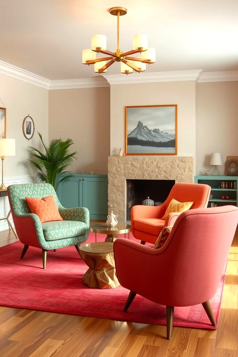 30 1950s Living Room Ideas for Retro Charm Revival