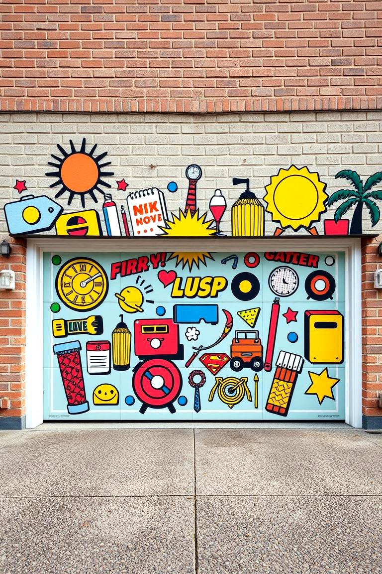 30 Garage Door Mural Ideas for Creative Curb Appeal