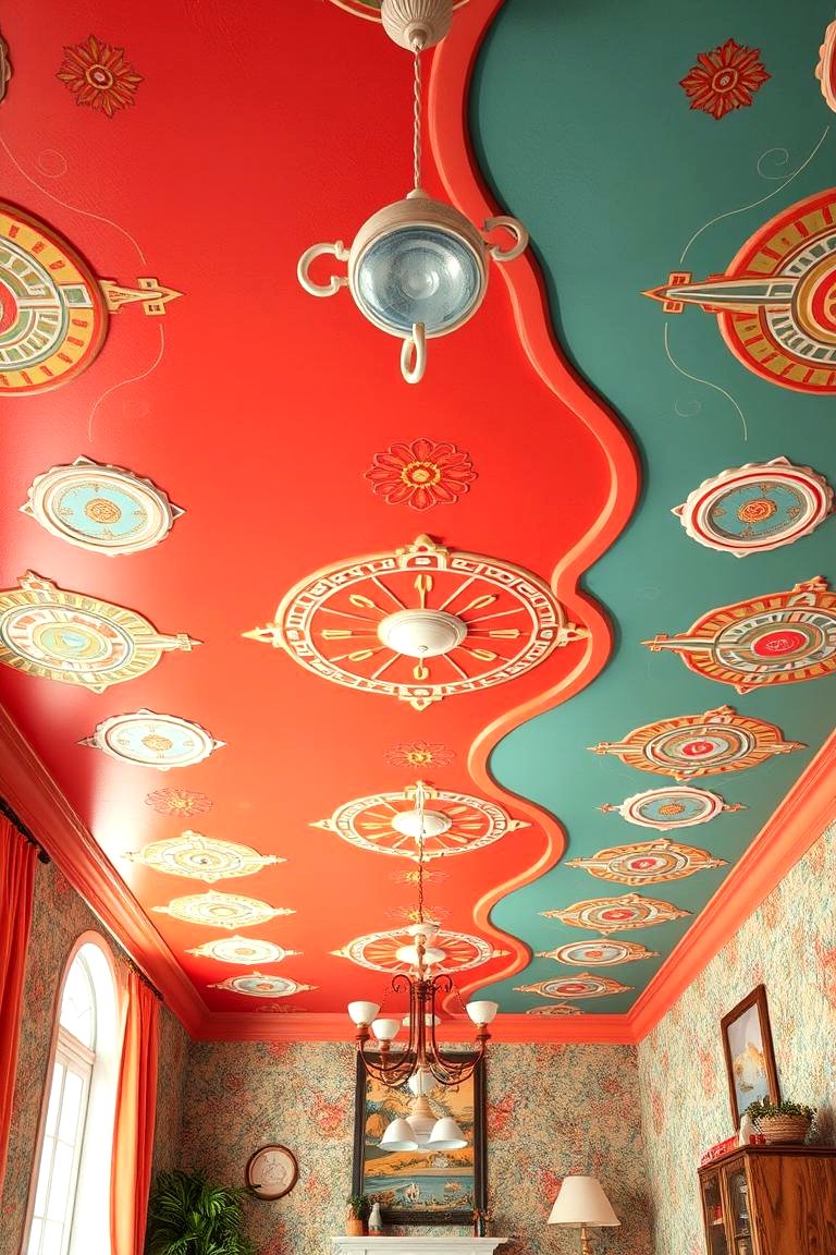 30 Creative Ceiling Paint Ideas to Transform Any Room's Ambiance