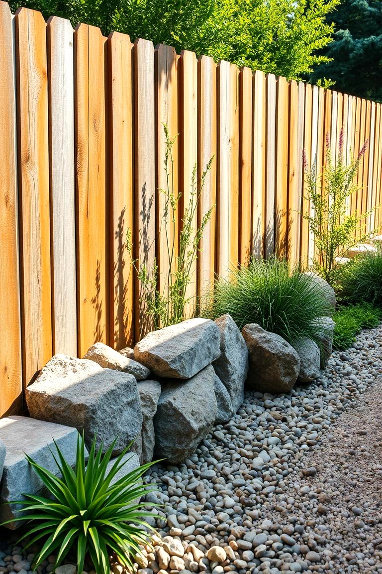 30 Simple Fence Line Landscaping Ideas for Curb Appeal