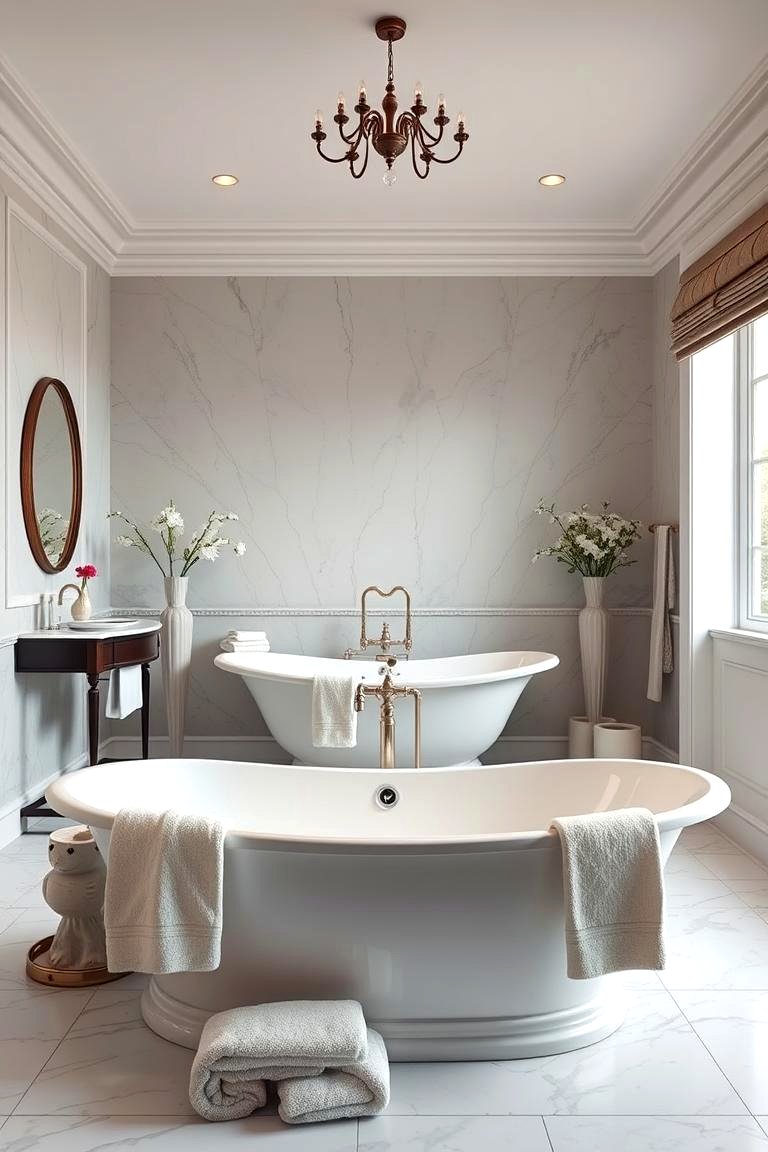 30 Romantic Bathroom Ideas for a Luxurious Spa Retreat
