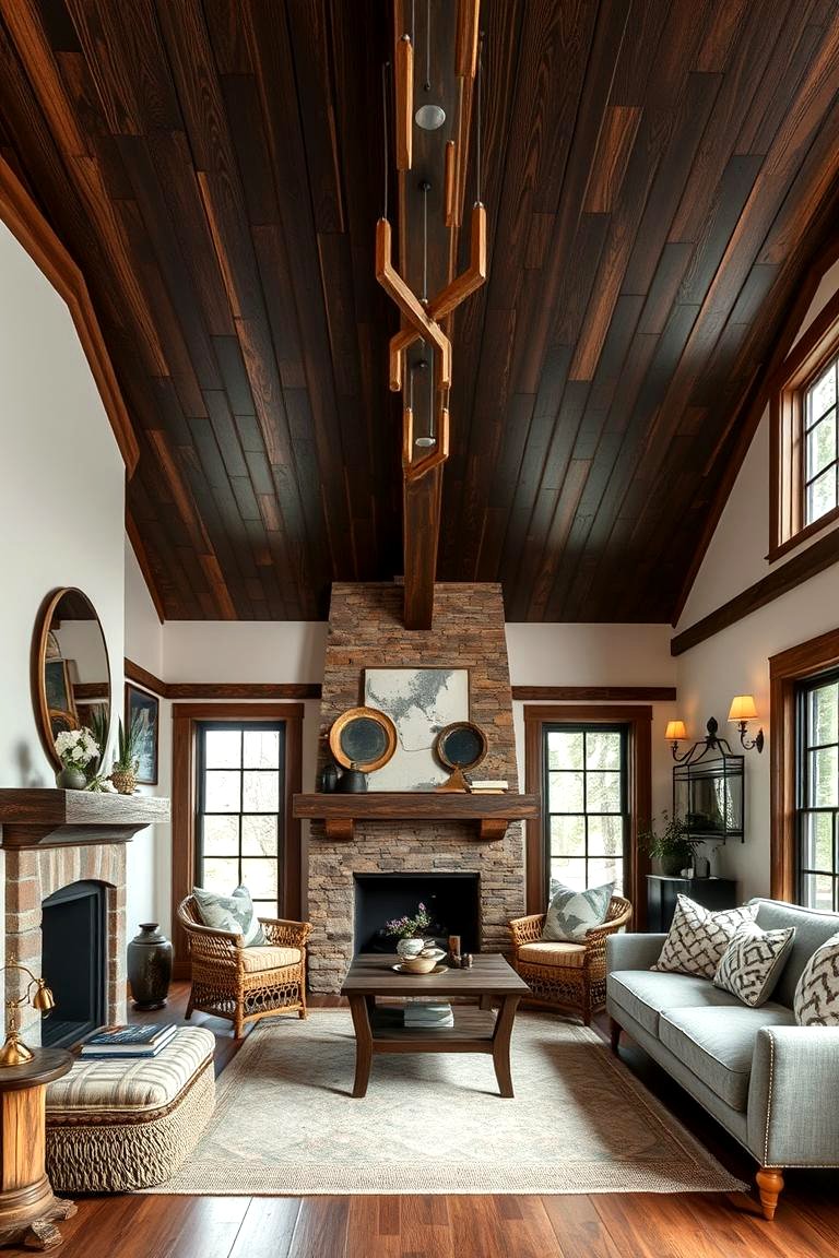 30 Modern Black Ceiling Design Ideas for Dramatic Interiors