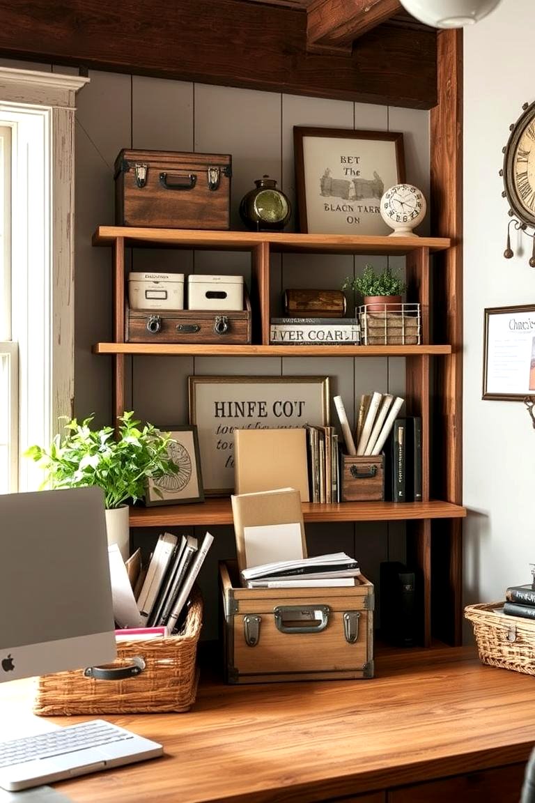 30 Rustic Home Office Ideas for a Cozy Workspace