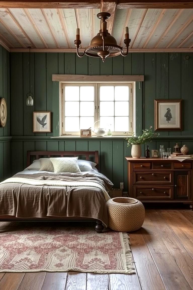 30 Green Panelling Ideas for a Serene Bedroom