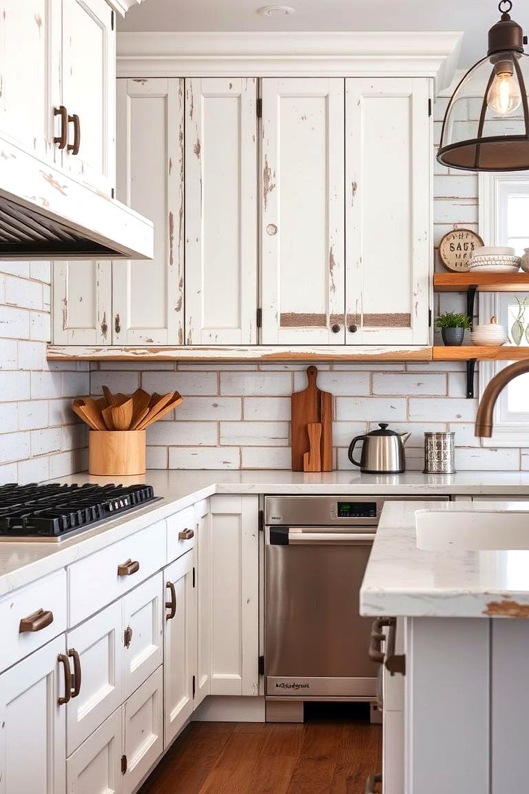 30 Rustic White Kitchen Ideas for Timeless Farmhouse Style