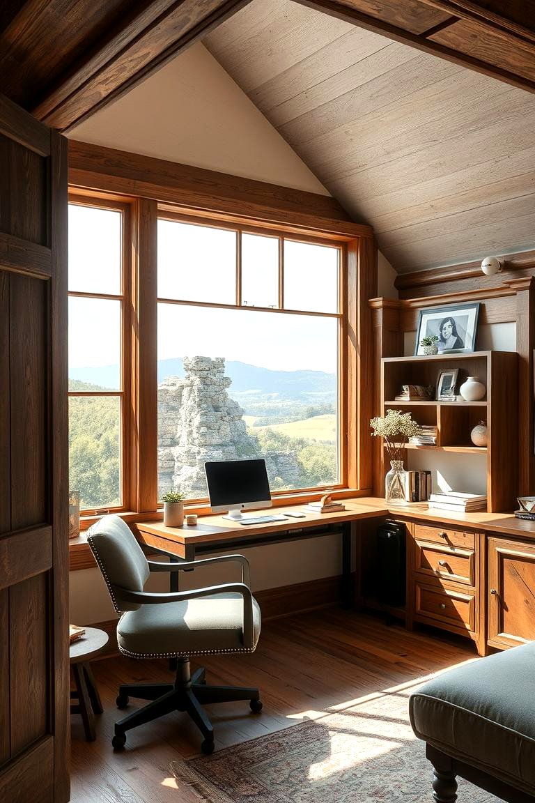 30 Rustic Home Office Ideas for a Cozy Workspace