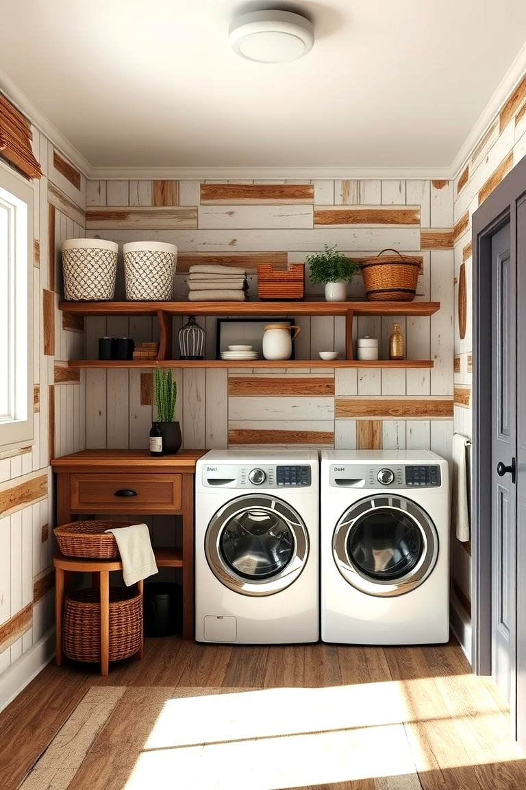 30 Rustic Laundry Room Ideas for Functional Farmhouse Style