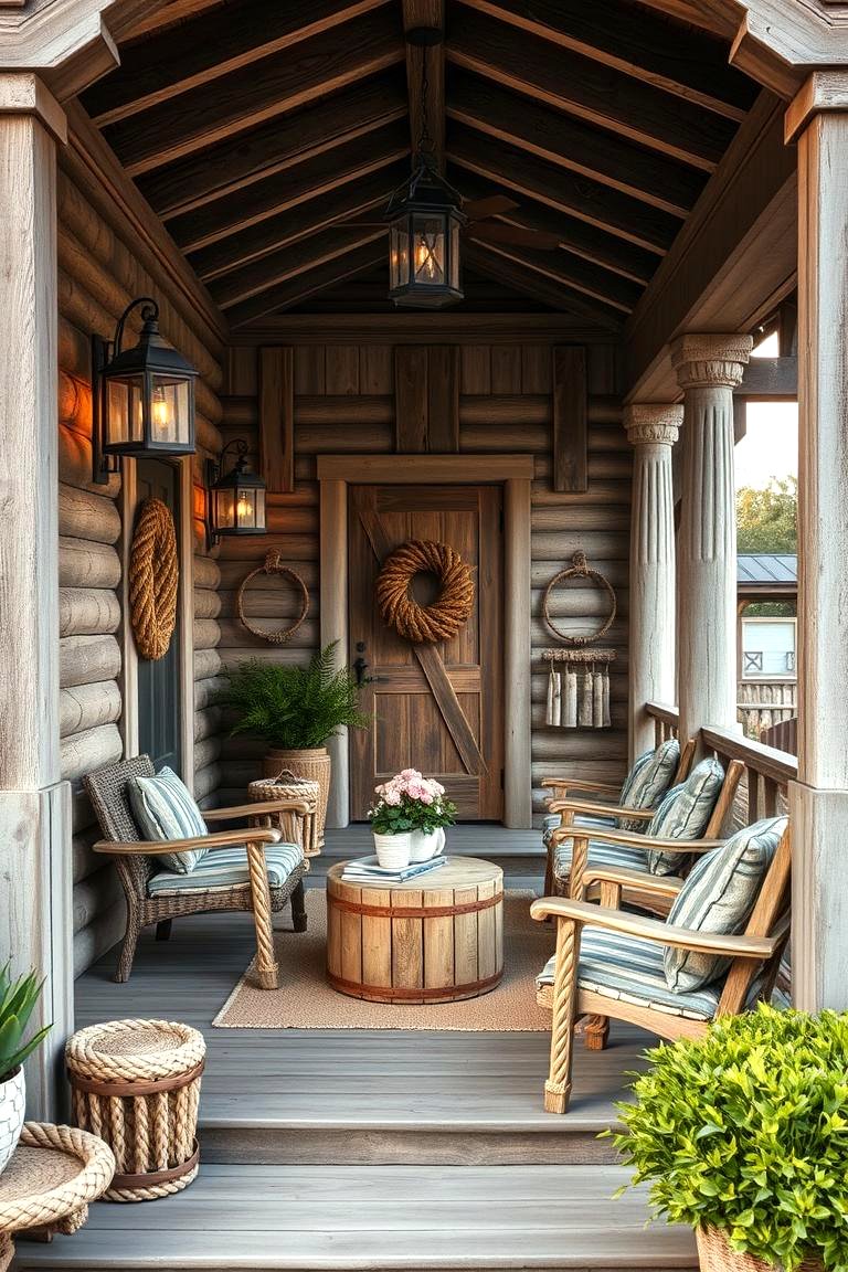 30 Rustic Front Porch Ideas for a Welcoming Entryway