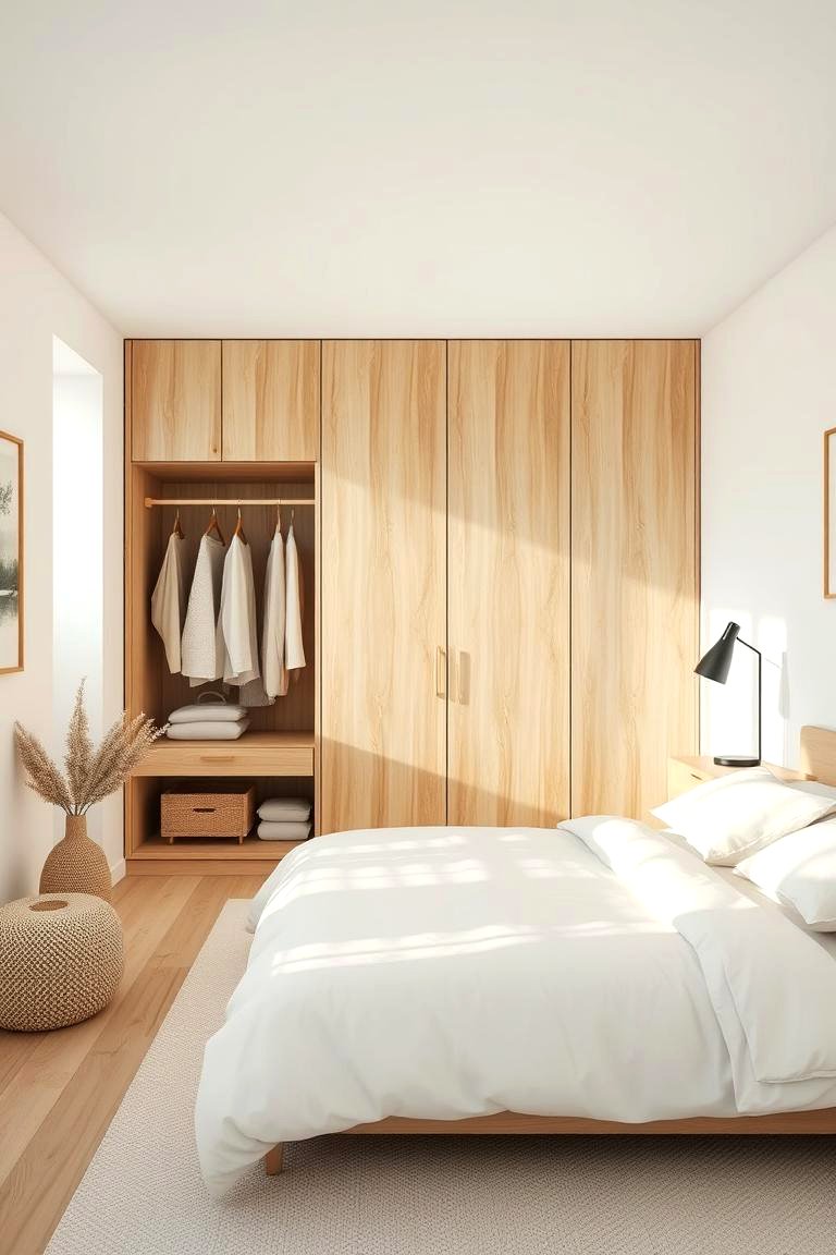 30 Space-Saving Built-In Wardrobe Ideas Around Your Bed