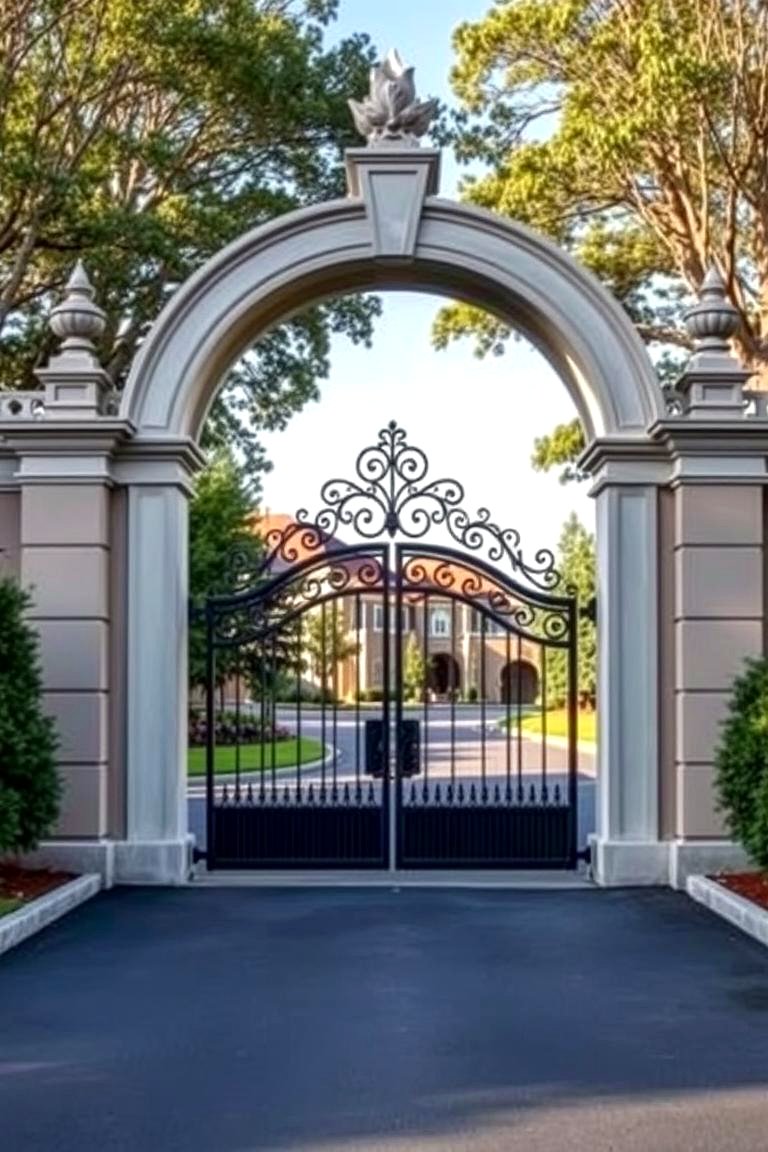 30 Stylish Driveway Gate Ideas for Curb Appeal