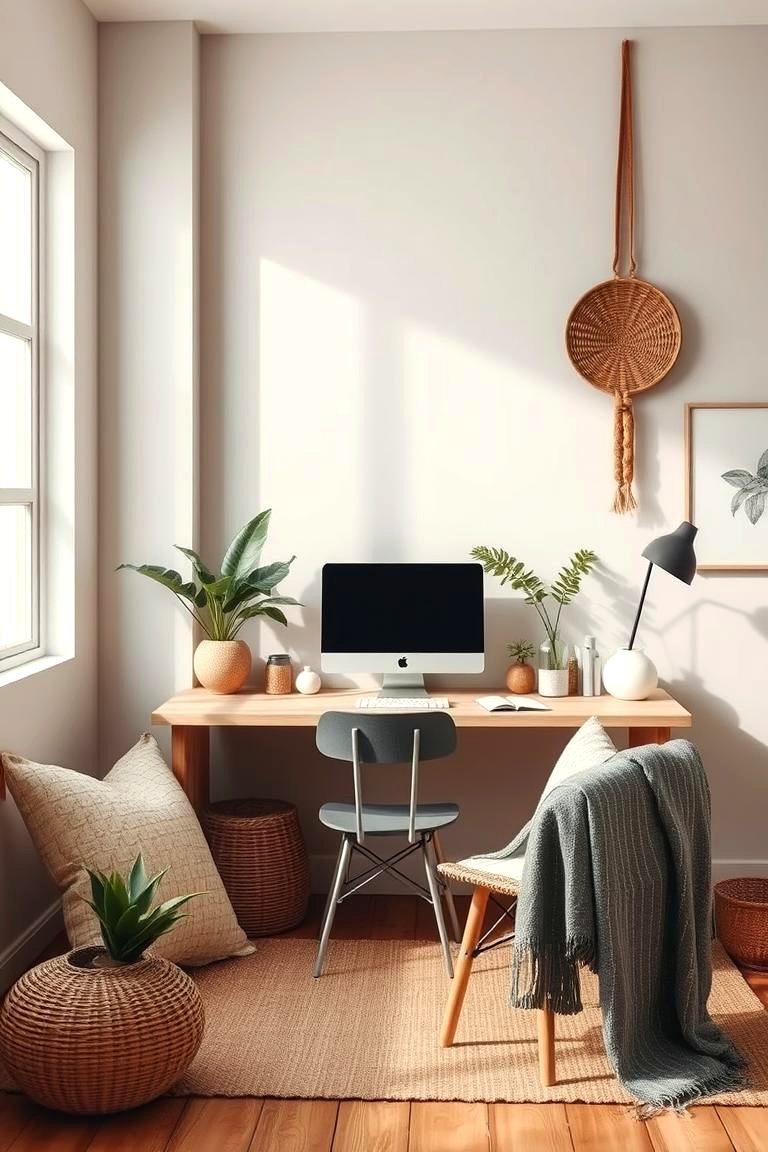 30 Bohemian Home Office Ideas for Eclectic Workspace Vibes