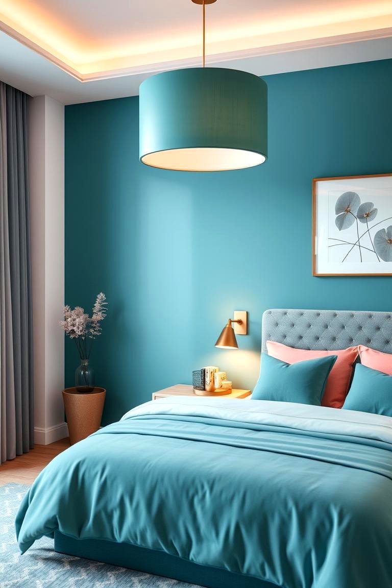 30 Teal and Pink Bedroom Ideas for Bold Modern Design