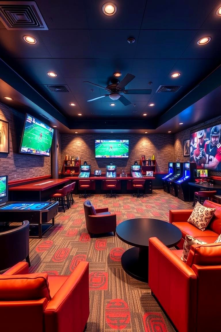 30 Fun Basement Game Room Ideas for Family Entertainment