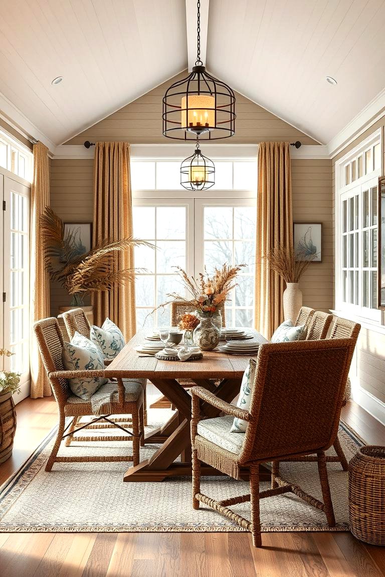 30 Sunroom Dining Room Ideas for Bright and Airy Meals