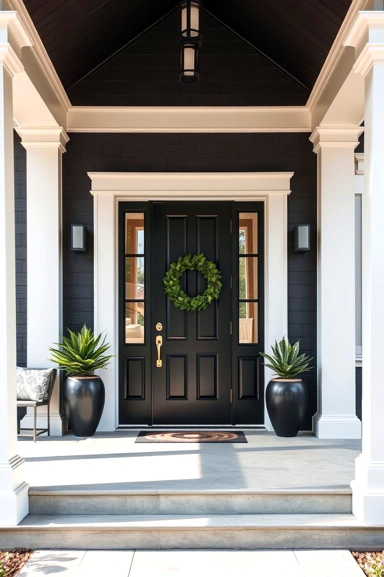 30 Inviting Black Porch Ideas for a Modern Outdoor Oasis