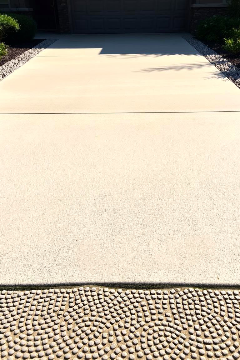 30 Durable Concrete Driveway Designs to Enhance Curb Appeal