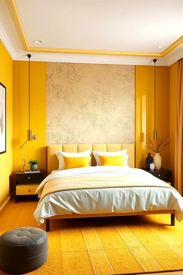 30 Yellow Bedroom Ideas to Brighten Your Sleep Space