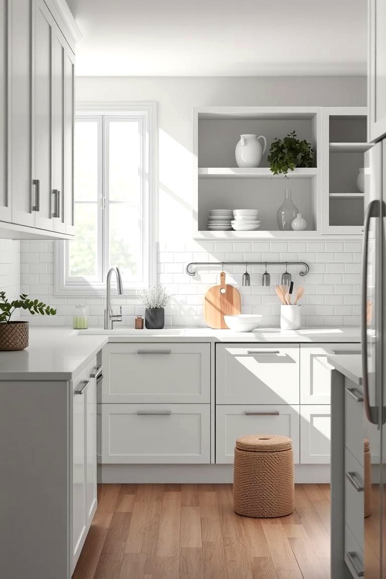 30 Grey and White Kitchen Ideas for Timeless Monochromatic Design