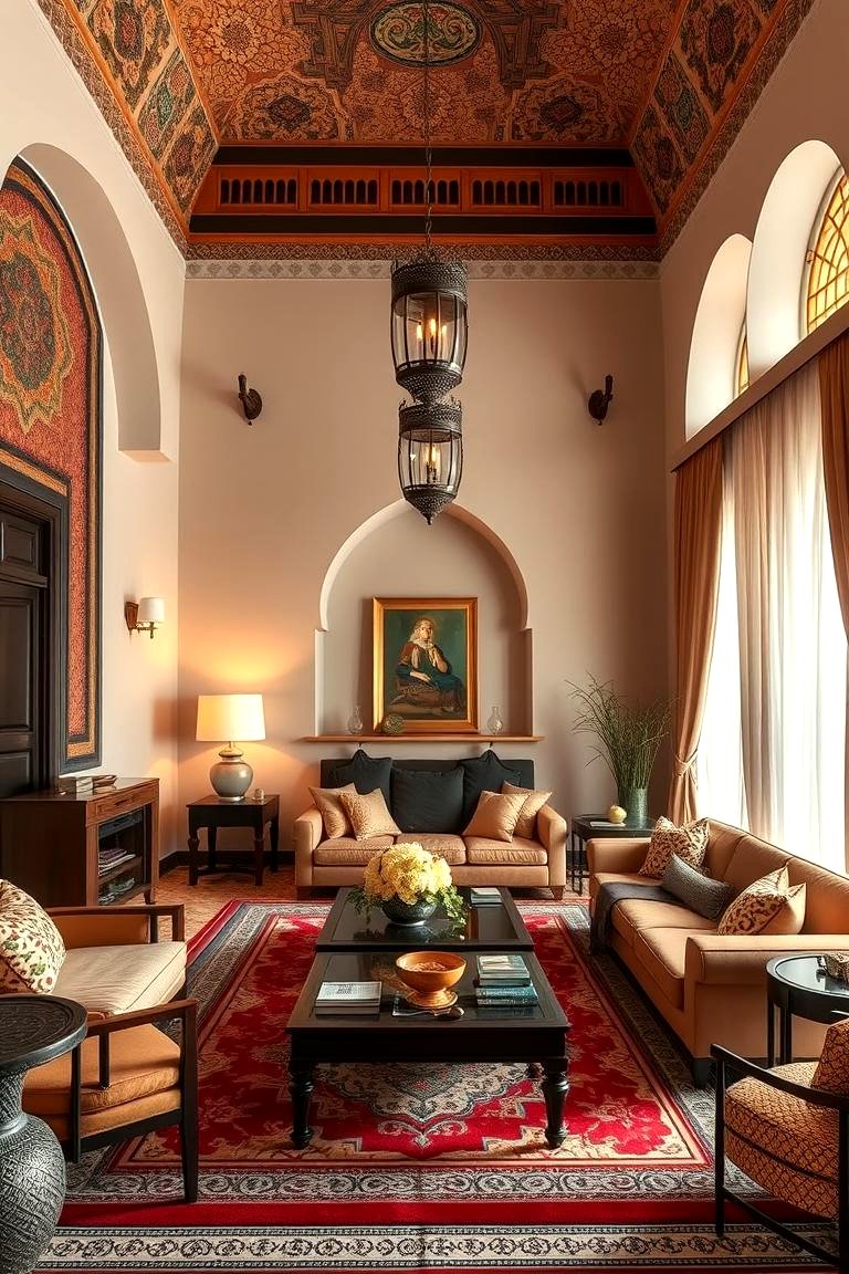 30 Moroccan Living Room Ideas for Exotic Elegance