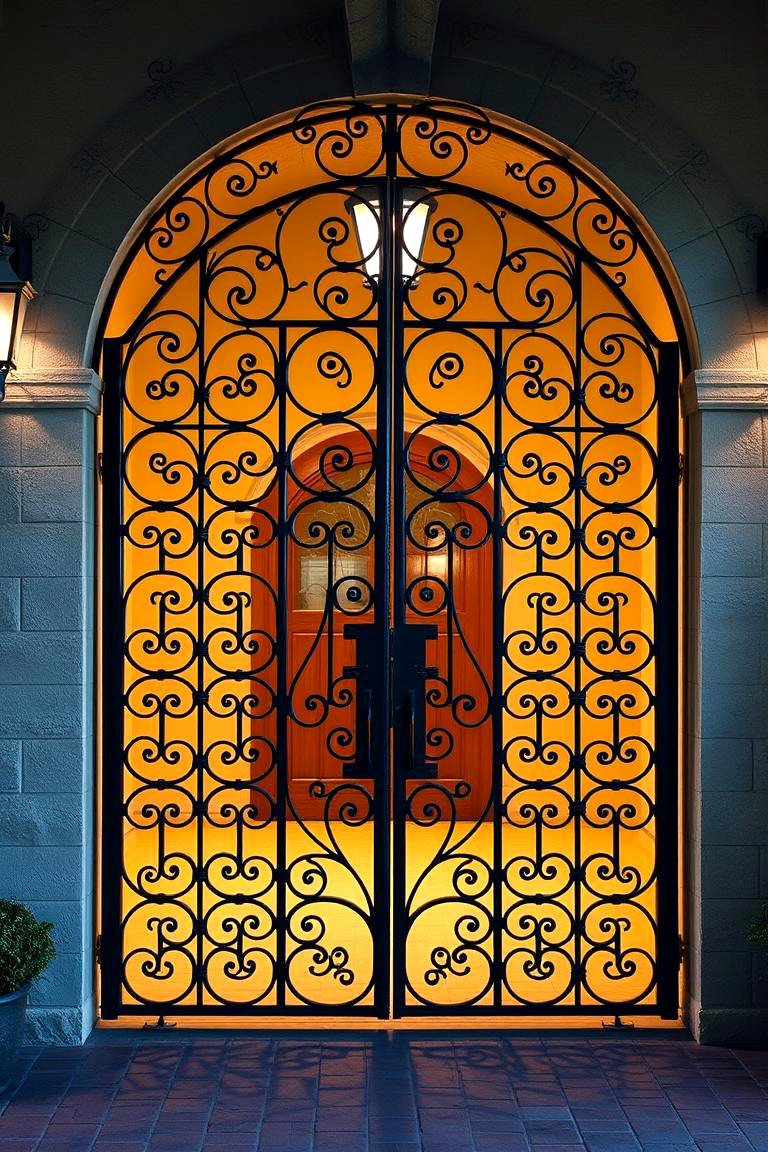 30 Inviting Front Gate Designs for Home Entrances