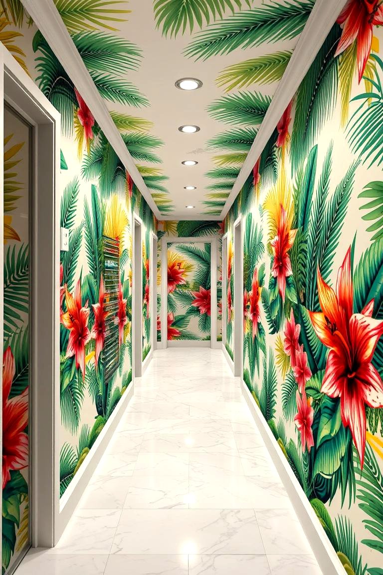 30 Hallway Wallpaper Ideas for a Striking Entryway